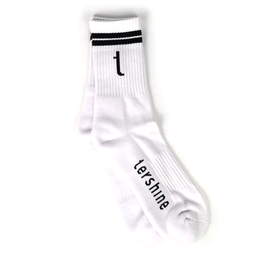 Kjøp Tershine Strumpor - Logo, vit storlek 37-39 hos BRL!