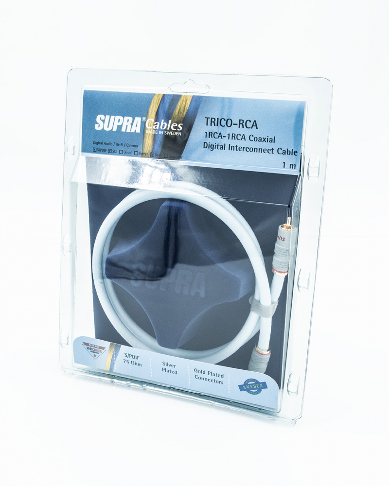 Supra Trico 75 Ohm coaxialkabel | Supra Cables | Lyd til hjemmet | Brl.se