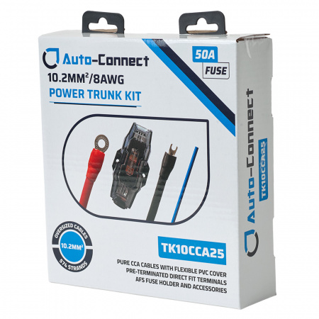 Kjøp Auto-Connect CCA Trunk kabelkit 10mm², 2.5 meter hos BRL!